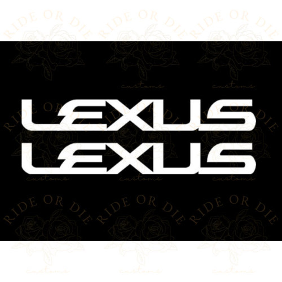 Lexus Brake Caliper Vinyl Decal Sticker Set of 2 4.5w X 0.75h Multi ...