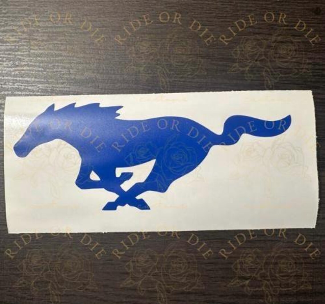 Mustang Pony Vinyl Decal Sticker - Multiple Sizes Colors - Etsy