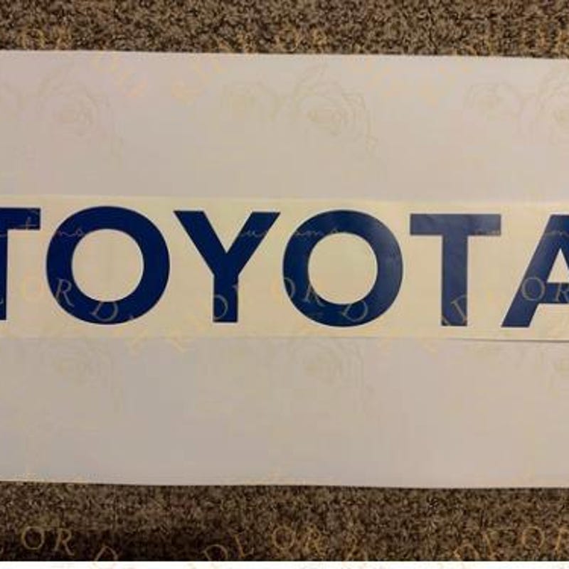Large Toyota Stickers - Etsy