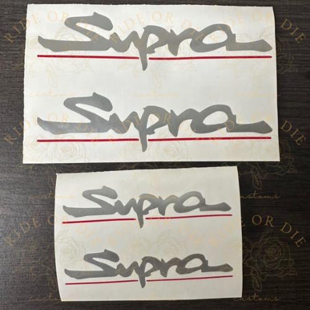 Supra Brake Caliper Vinyl Decal Sticker Set of 4 (front & Rear) Multi ...
