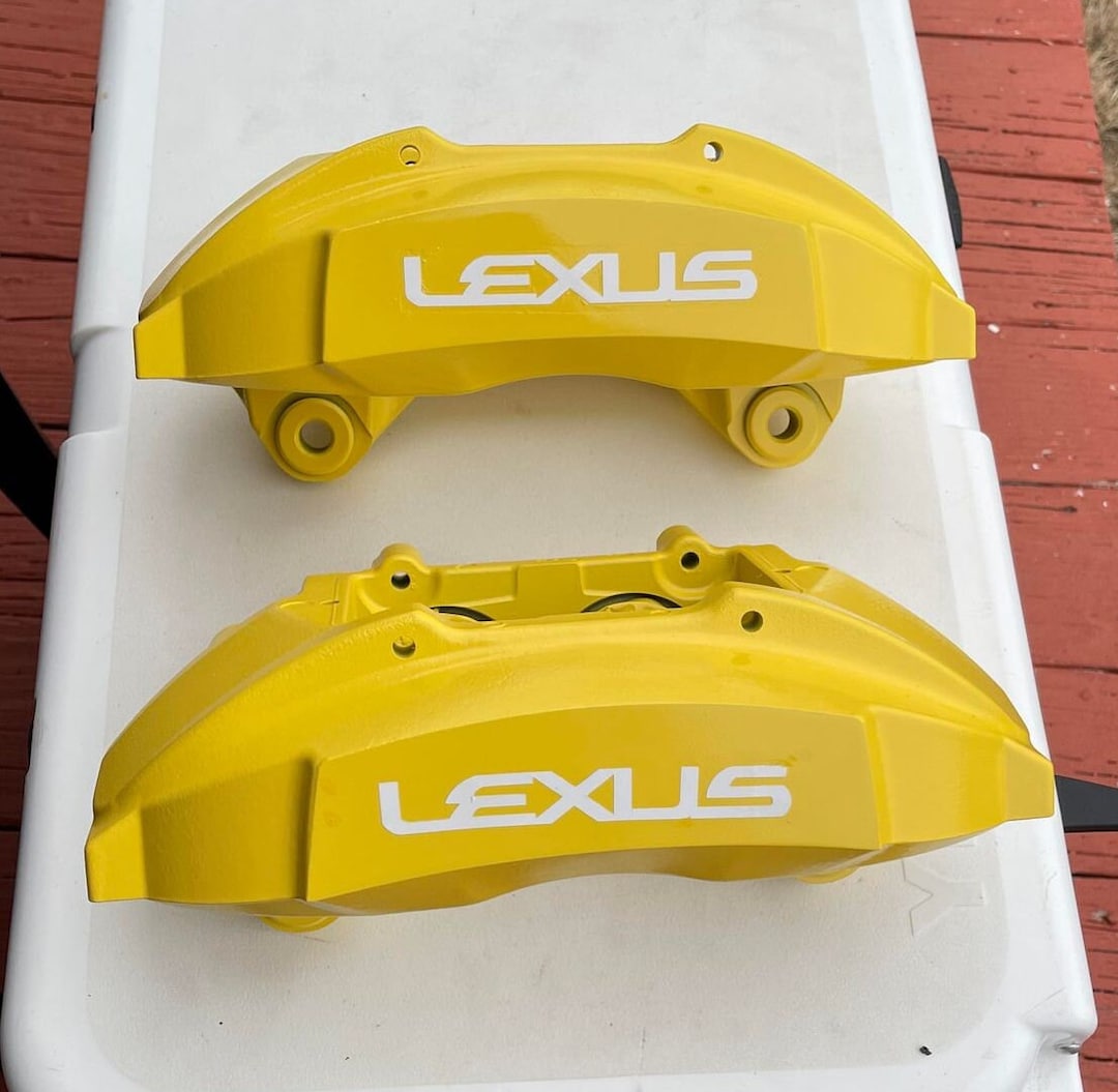 Lexus Brake Caliper Vinyl Decal Sticker - Set of 2 - 4.5w X 0.6h - Multi Colors - Etsy