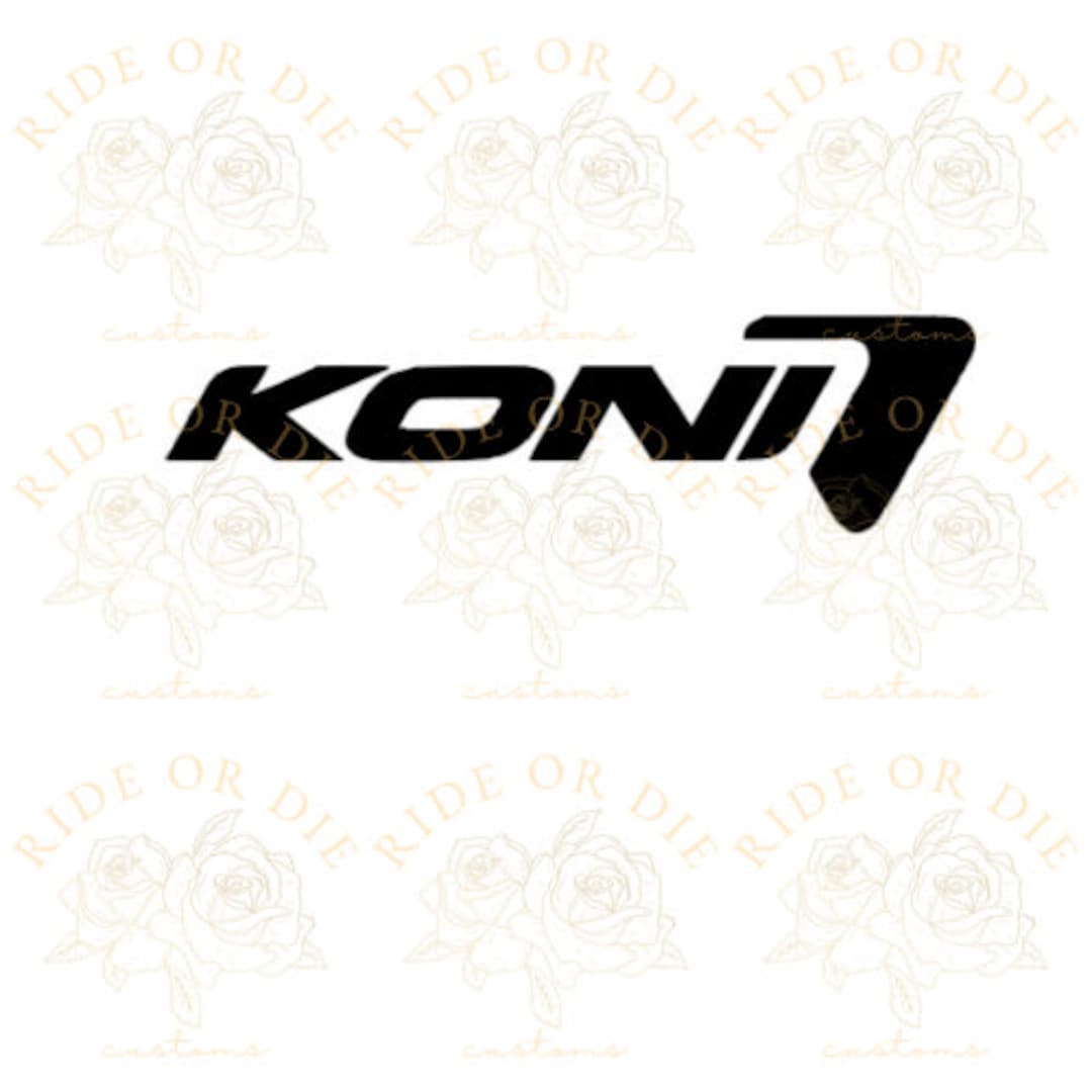 KONI Vinyl Decal Sticker Multi Sizes Multi Colors - Etsy