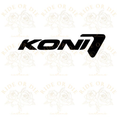 KONI Vinyl Decal Sticker - Multi Sizes - Multi Colors - Etsy