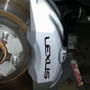 Lexus Brake Caliper Vinyl Decal Sticker - Set of 2 - 4.5w X 0.75h - Multi Colors - Etsy