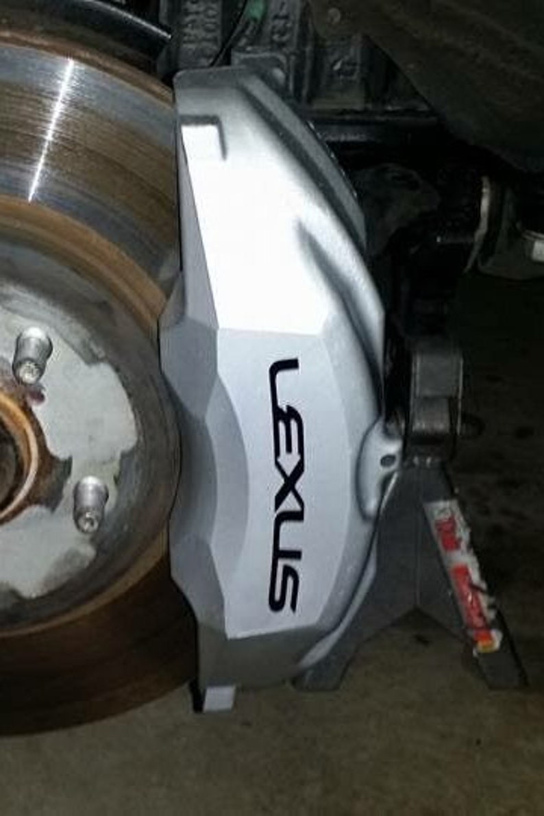 Lexus With L LS460 Brake Caliper Vinyl Decal Sticker - Set of 2 - 4.5w ...