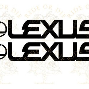 Lexus With L LS460 Brake Caliper Vinyl Decal Sticker Set of 2 4.5w X 0.75h Multi Colors - Etsy