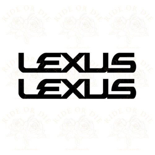 Lexus Brake Caliper Vinyl Decal Sticker Set of 2 4.5w X 0.75h Multi ...