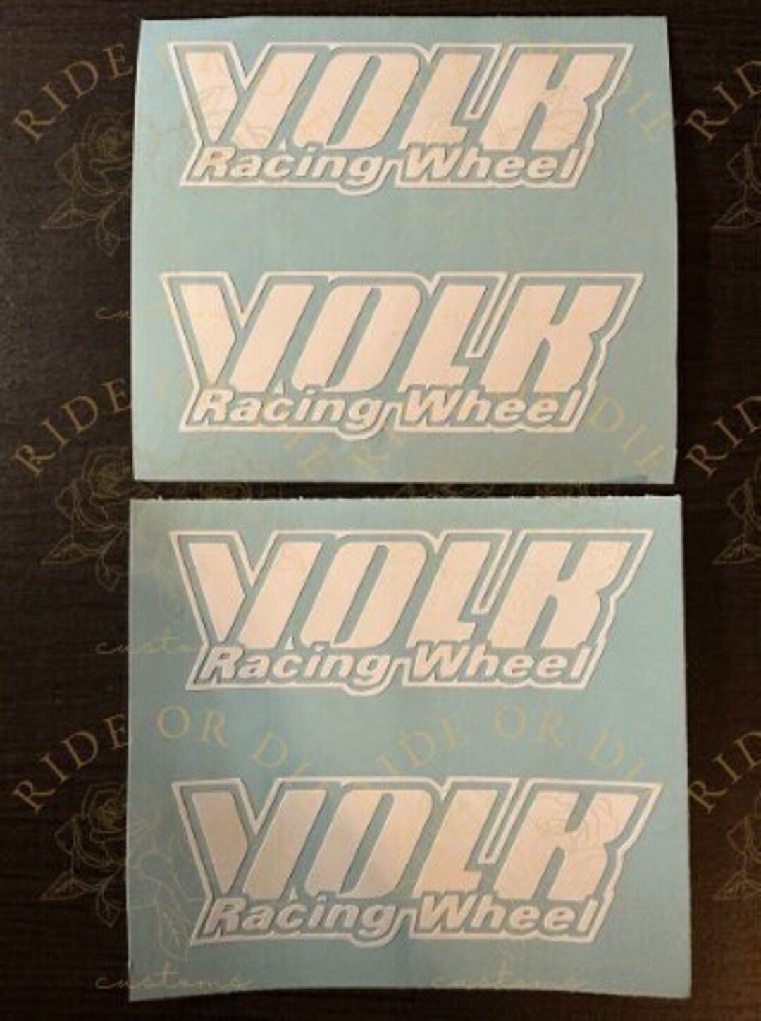 Volk Racing Wheels Rim Vinyl Decal Sticker Set of 4 Multi Sizes Multi ...