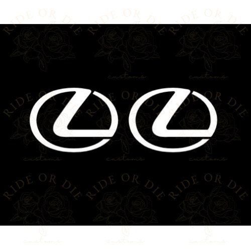 Lexus Logo Brake Caliper Vinyl Decal Sticker Set of 2 Multi Colors - Etsy