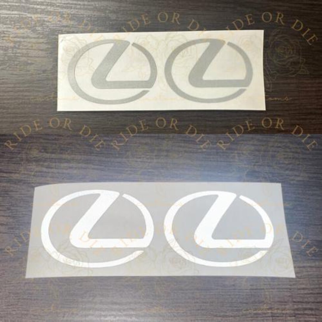 Lexus Reflective Logo Brake Caliper Vinyl Decal Sticker - Set of 2 ...