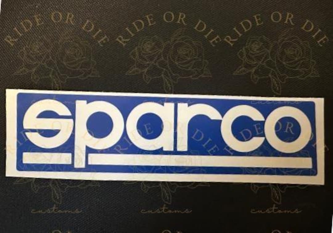Sparco Vinyl Decal Sticker - Multiple Sizes Colors - Etsy