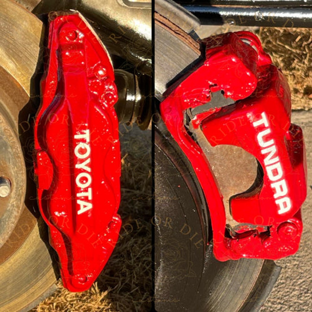 Tundra Brake Caliper Vinyl Decal Sticker Set of 4 (front & Rear) Multi ...