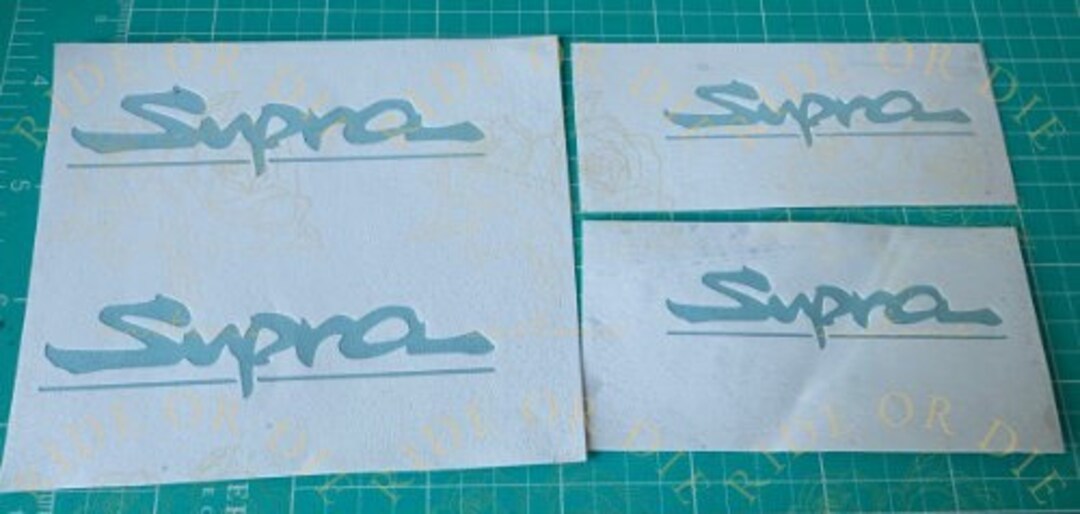 Supra Brake Caliper STENCIL Vinyl Decal Sticker Set of 4 (front & Rear ...