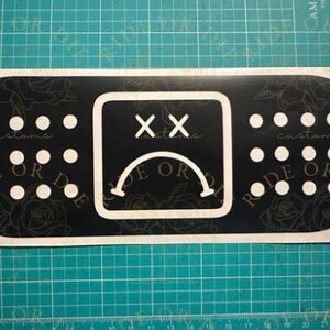 Sad Bandaid Vinyl Decal Sticker - Set of 2 - Multi Sizes Multi Colors ...