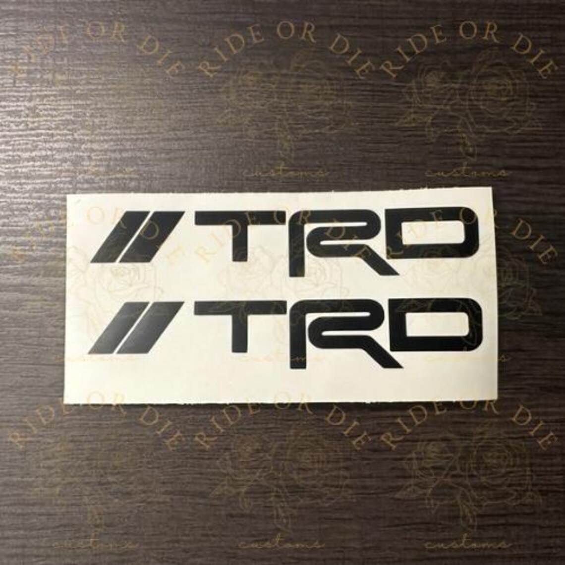 TRD Brake Caliper Vinyl Decal Sticker Set of 2 - Multi Colors - Etsy