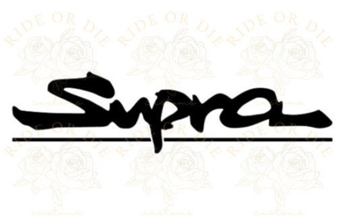 Supra Brake Caliper Vinyl Decal Sticker Set of 2 Multi Sizes Multi ...