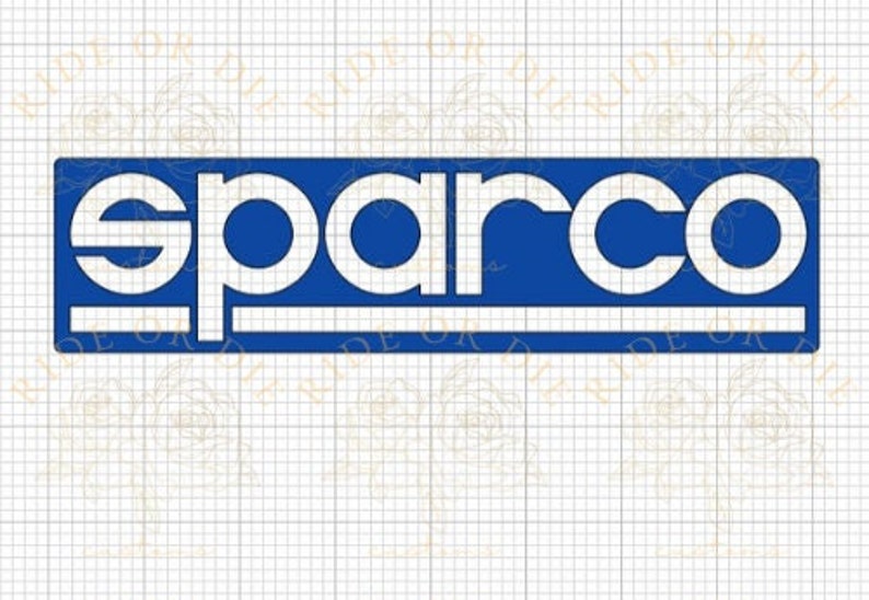 Sparco Vinyl Decal Sticker Multiple Sizes Colors - Etsy