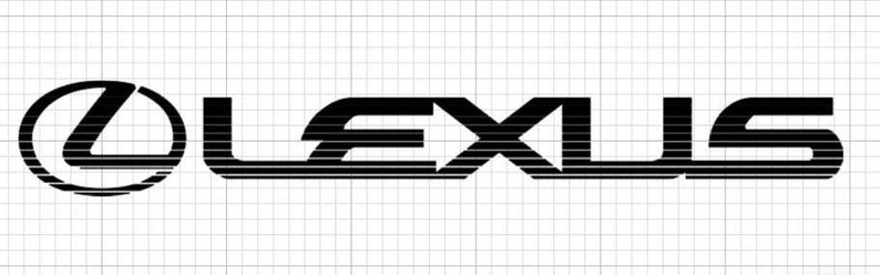 Lexus Retro Stripes Fade Vinyl Decal Sticker LARGE - Multiple Sizes ...
