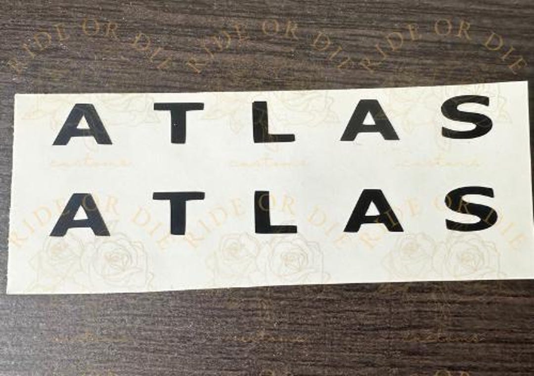 VW Atlas Brake Caliper Vinyl Decal Sticker Set of 2 - Etsy
