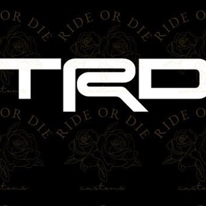 TRD Brake Caliper Vinyl Decal Sticker Set of 2 Multi Sizes Multi Colors ...