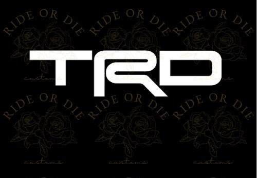 TRD Brake Caliper Vinyl Decal Sticker Set of 2 Multi Sizes Multi Colors ...