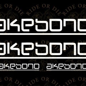 Akebono Brake Caliper Vinyl Decal Sticker - Set of 4 -multicolors - Etsy