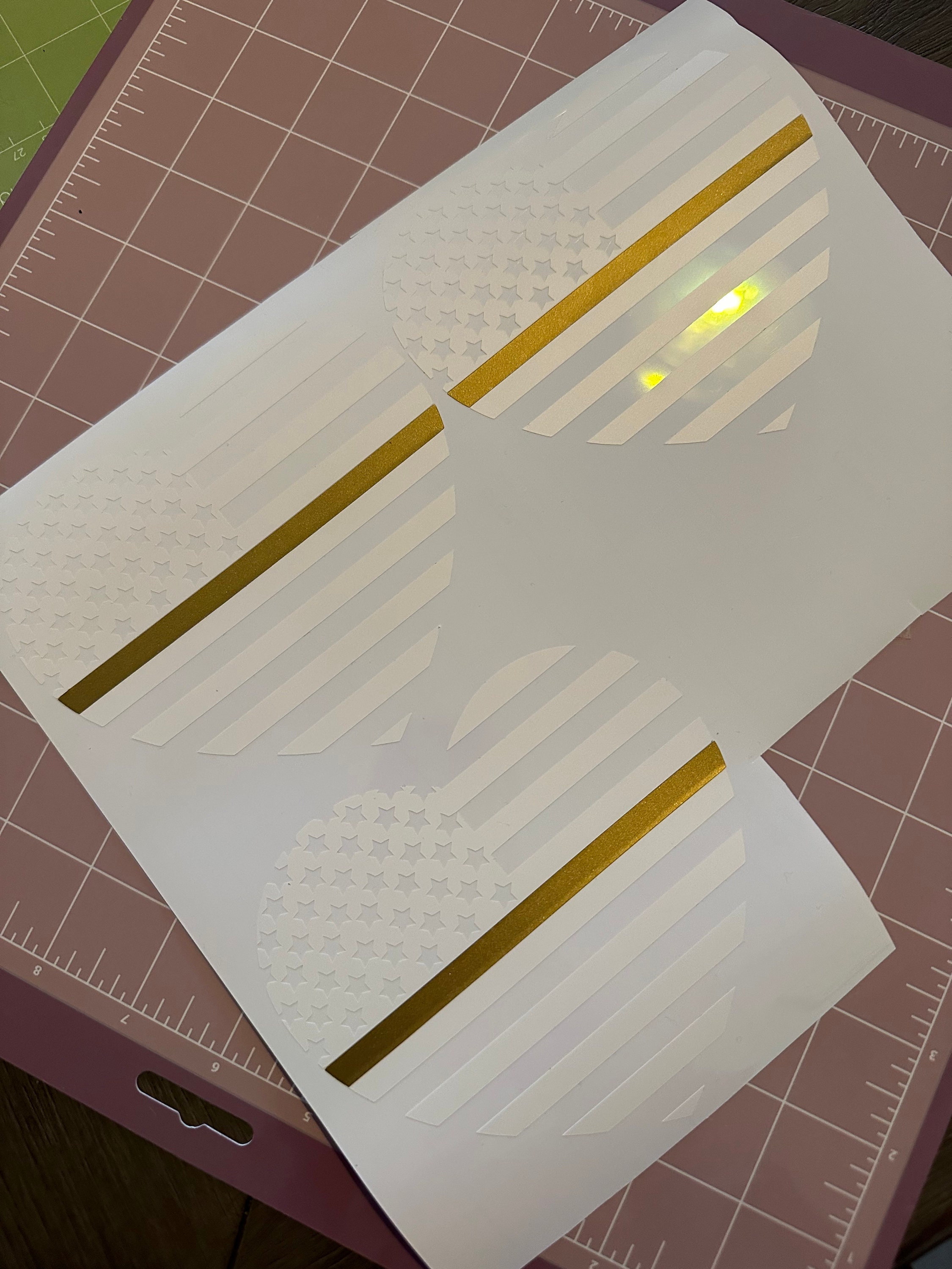 Thin Gold Line 911 Dispatcher Heart Flag Decal - Etsy