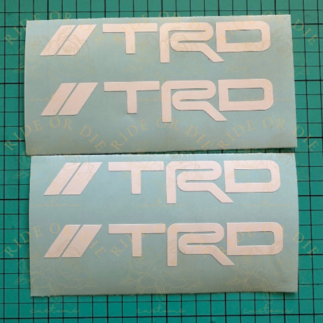 TRD Brake Caliper Vinyl Decal Sticker Set of 4 Multi Colors/sizes - Etsy