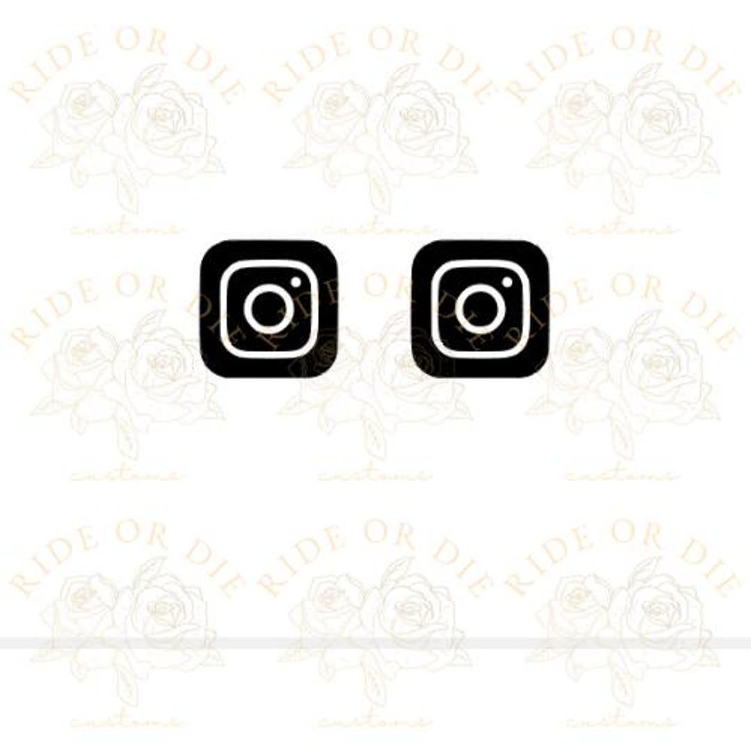 Insta Social Media Set of 2 Vinyl Decal Sticker Set of 2 - Multiple ...