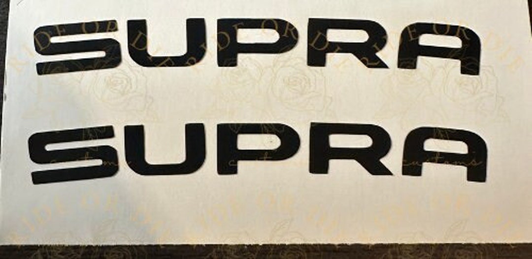 Supra LS400 Brake Caliper Vinyl Decal Sticker Curved Set of 2 - Etsy