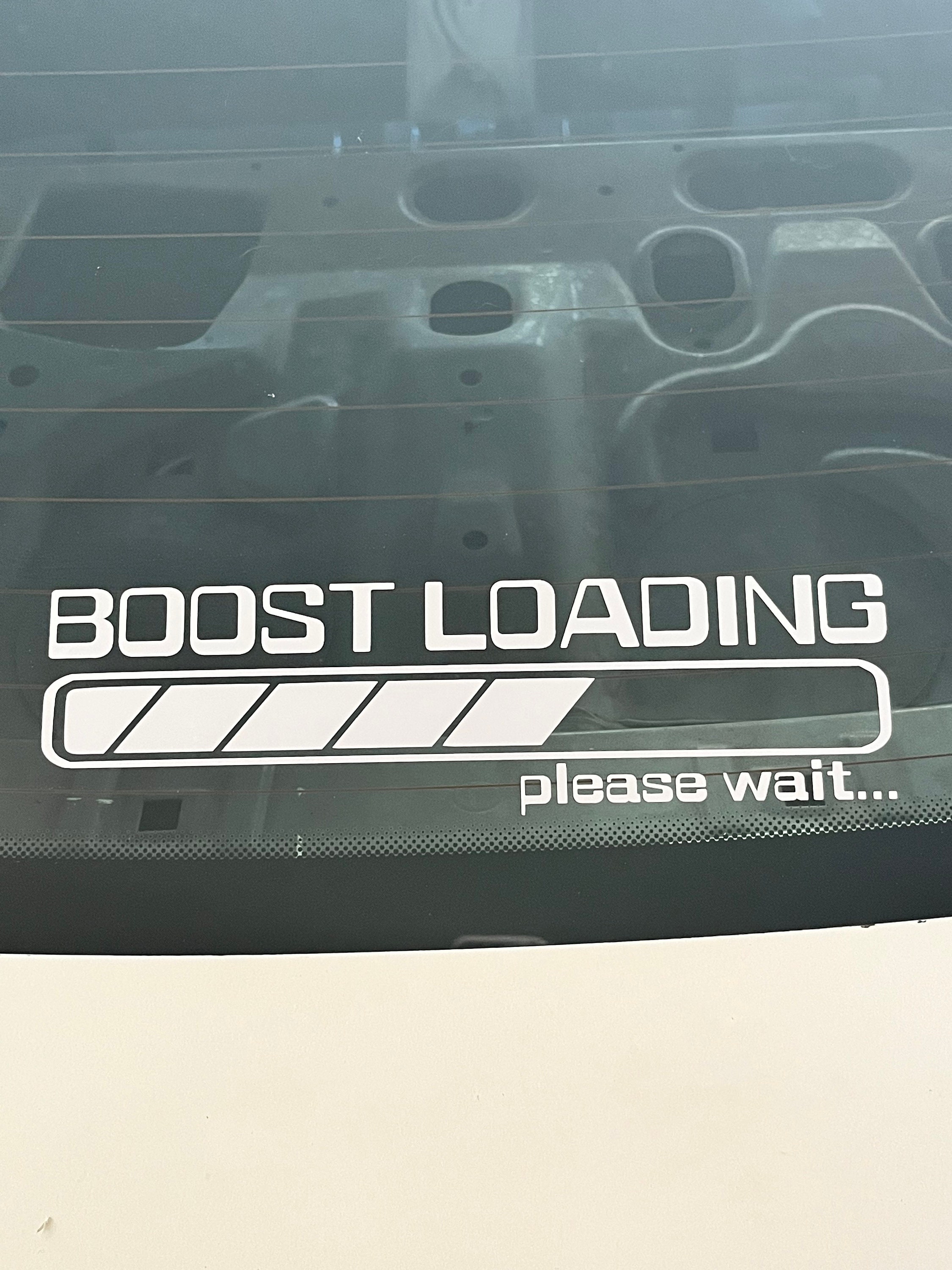 Boost Loading Rpm Sticker