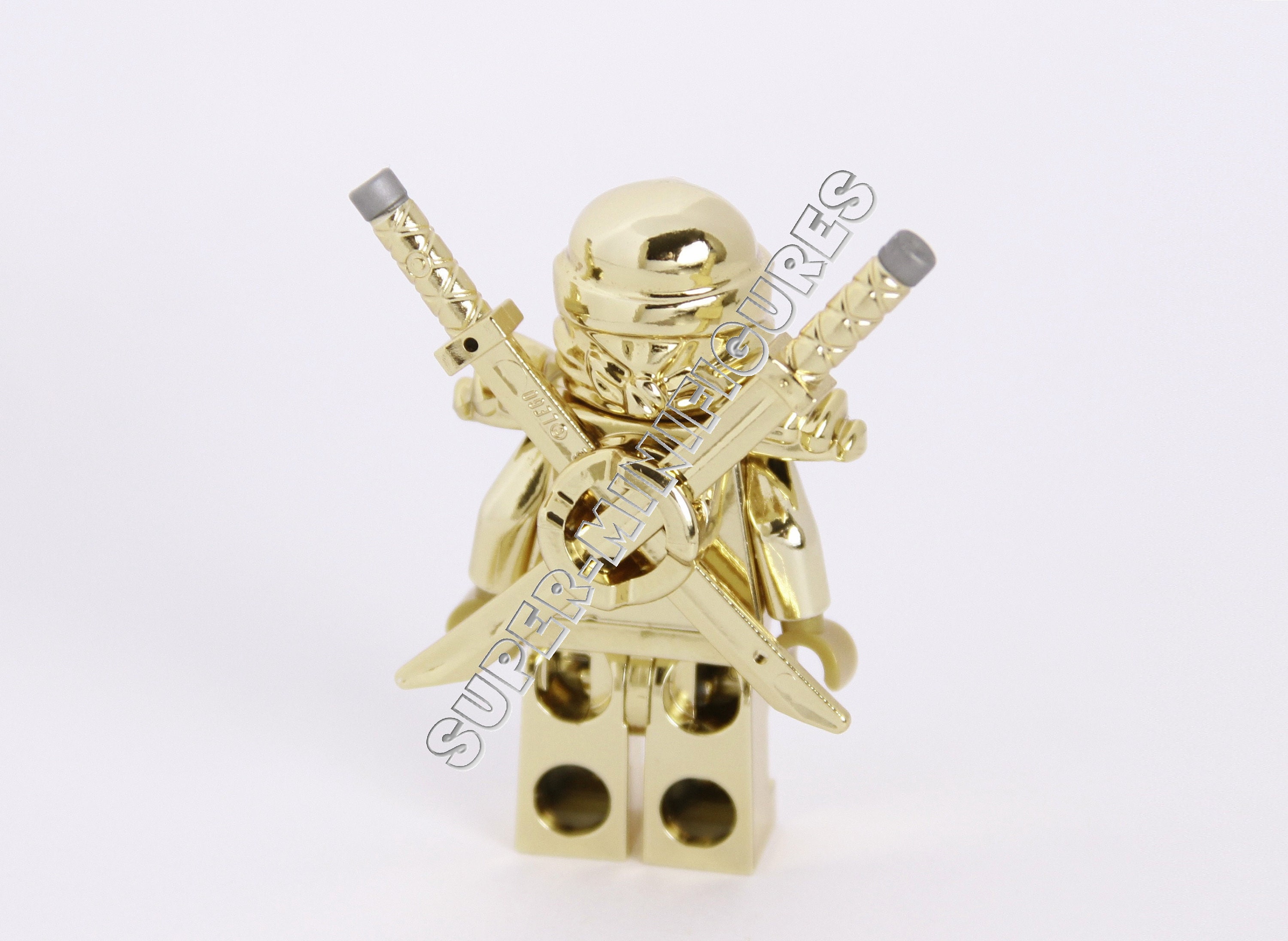 Ninjago Lloyd Gold Chrome Ninja (custom MOC) - Etsy