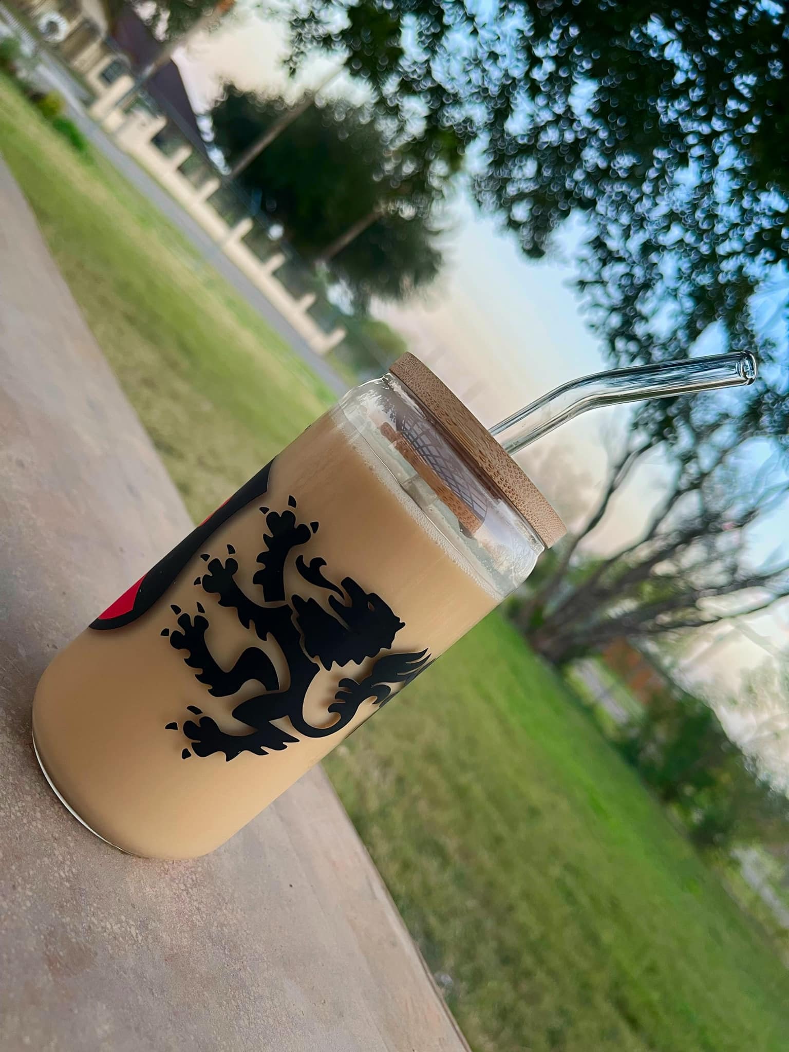 RBD Logo Lions 16 Oz Glass Cup - Etsy