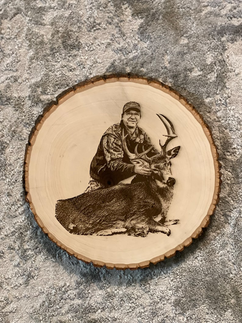 Personalized Engraved Live-edge Plaque for Newlyweds Wooden Live Edge 9 ...