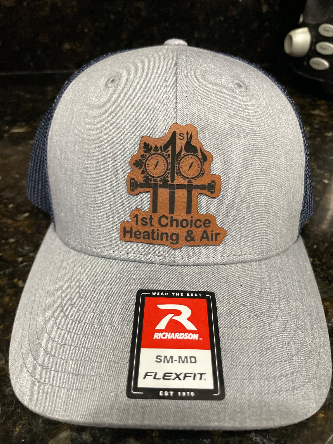 Custom Leatherette Patches Personalized Hat Patch Iron-on Logo Patch ...