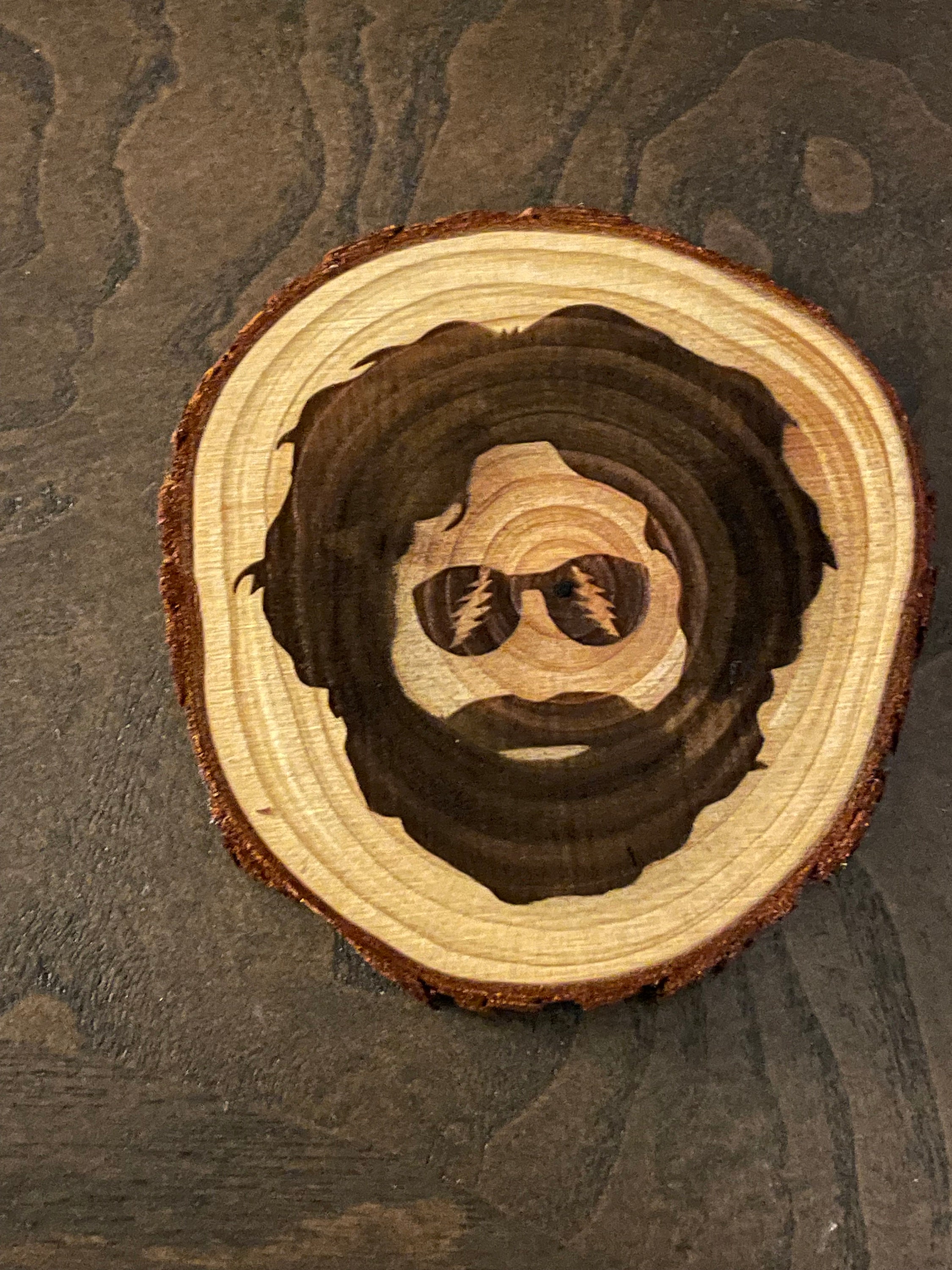 Personalized Engraved Live-edge Plaque for Newlyweds Wooden Live Edge 9 ...