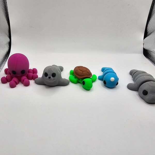 3d Printed Animals Variety Pack - Etsy