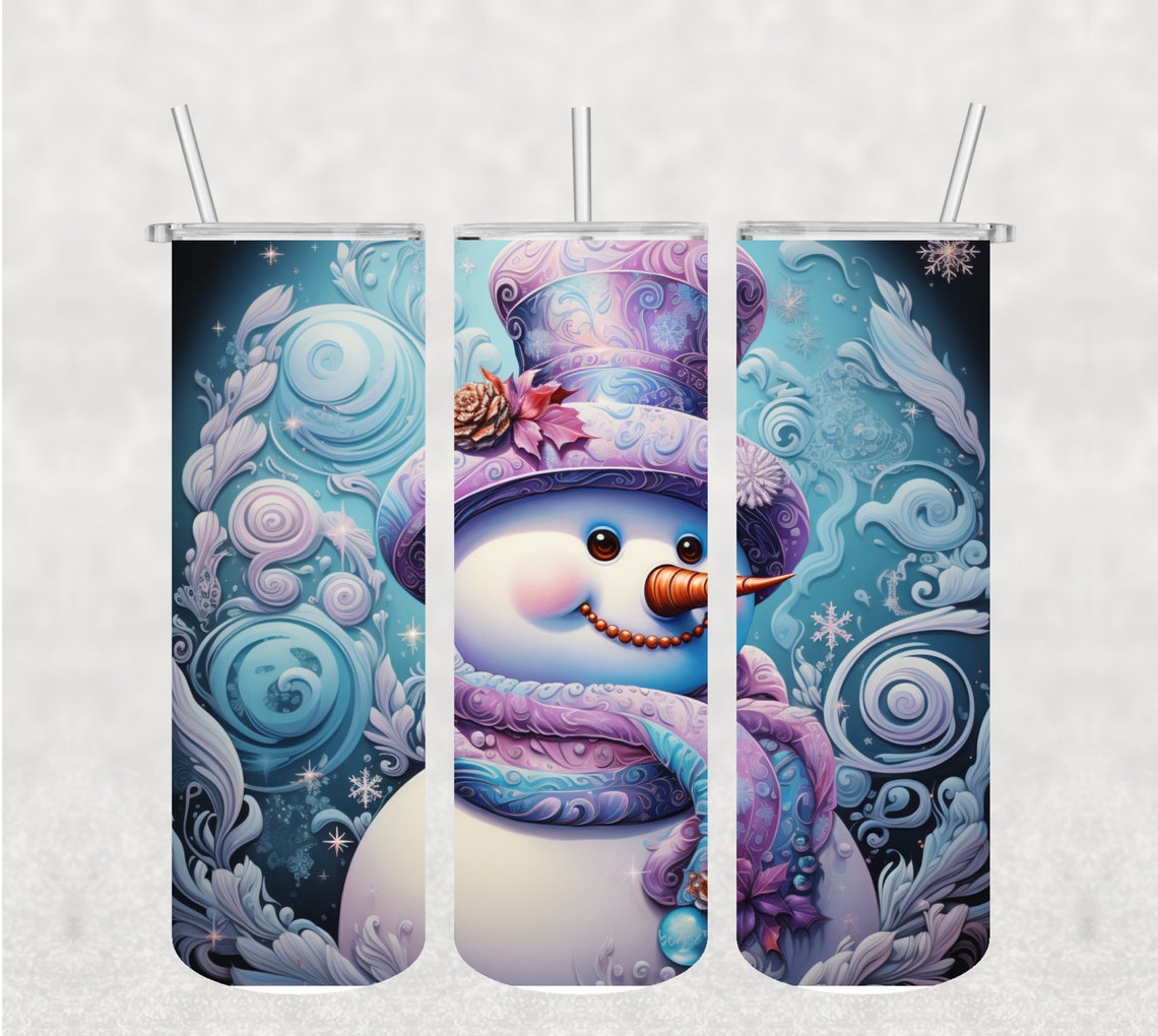 Frosty the Snowman, PNG for Sublimation, Tumbler Wrap, Wreath Signs, T ...