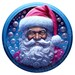 Black Santa / African American Santa Clause Tumbler Wrap SVG PNG for ...