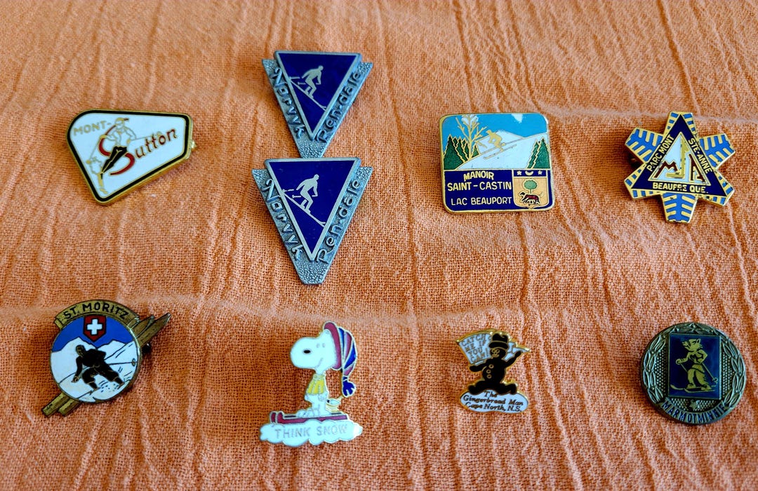 Vintage 1950's-1970's Ski Pins - *rare* - Etsy