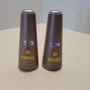 Nasco Masterpieces in Wood Salt & Pepper Shakers Labels Are Perfect ...
