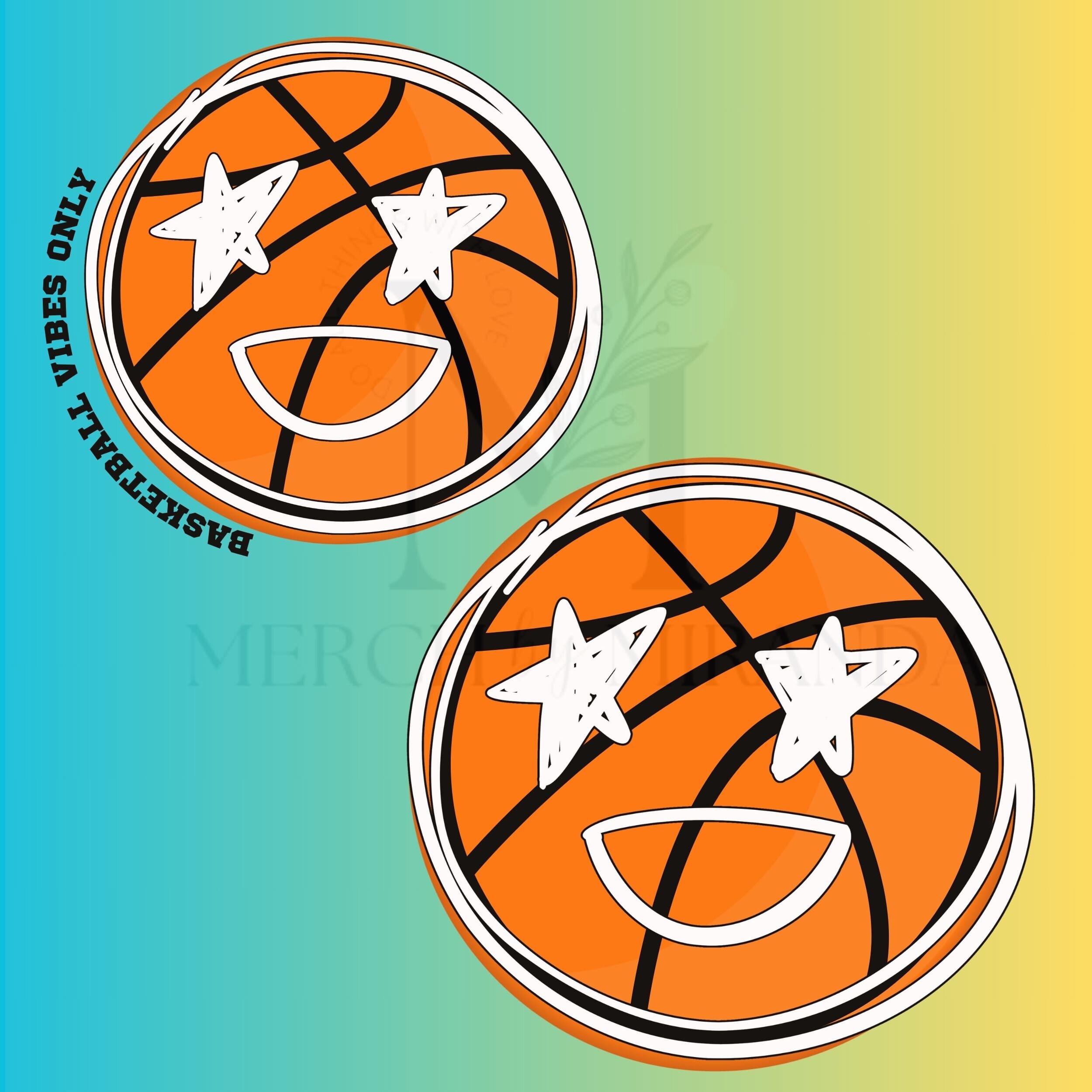 Basketball Smiley Face Png, Trendy Happy Face Png, Basketball Vibes ...