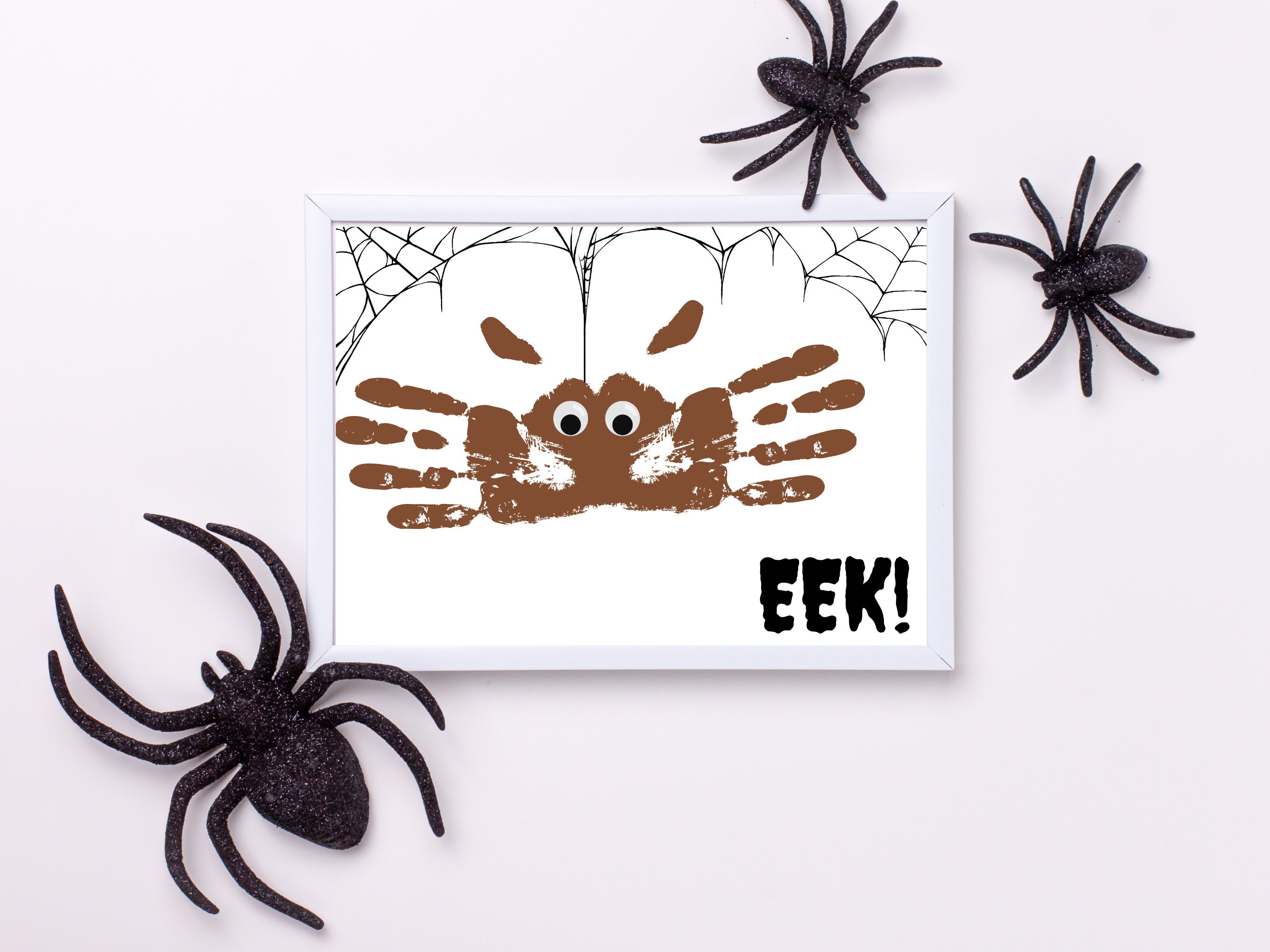 Spider Handprint Craft, Trick or Treat, Printable, Kid Craft, Daycare ...