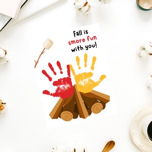 S'more Handprint Craft, Printable, Kid Craft, Daycare Activity ...