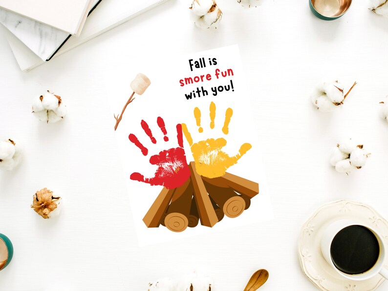 S'more Handprint Craft, Printable, Kid Craft, Daycare Activity ...