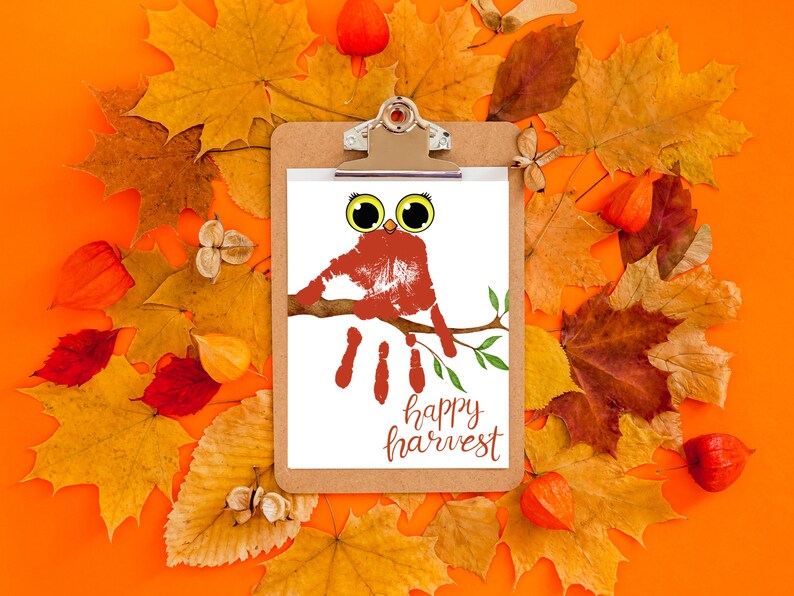 Fall Tree Handprint Craft, Printable, Kid Craft, Daycare Activity ...