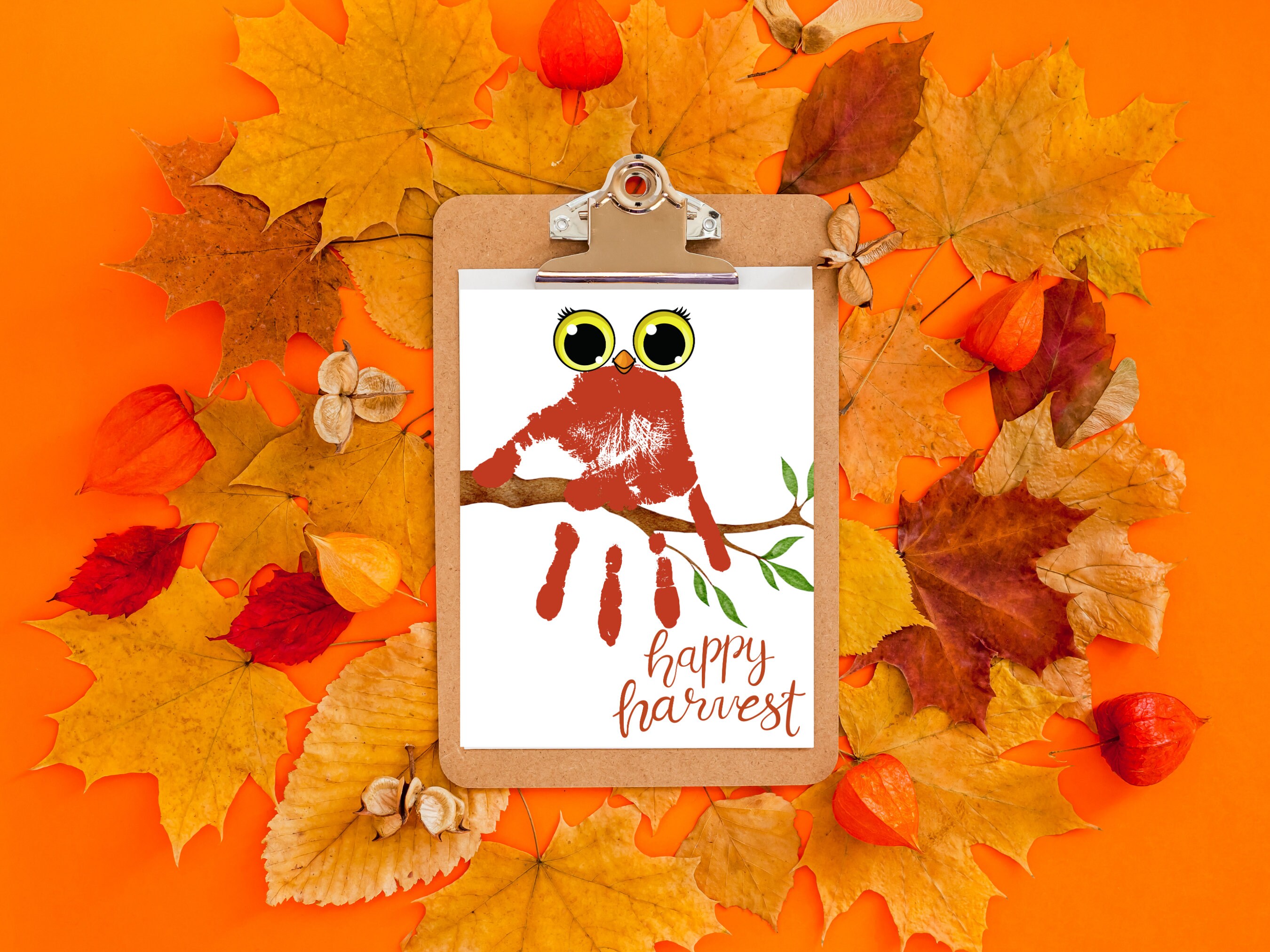 Fall Tree Handprint Craft, Printable, Kid Craft, Daycare Activity ...