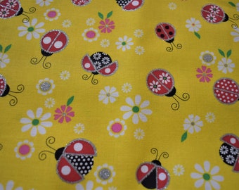 Ladybug Fabric Ladybug Red on White by Littlearrowdesign Red Watercolor ...