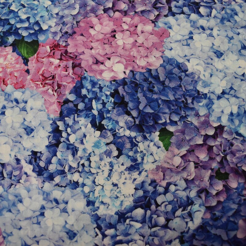 Hydrangea Fabric - Etsy