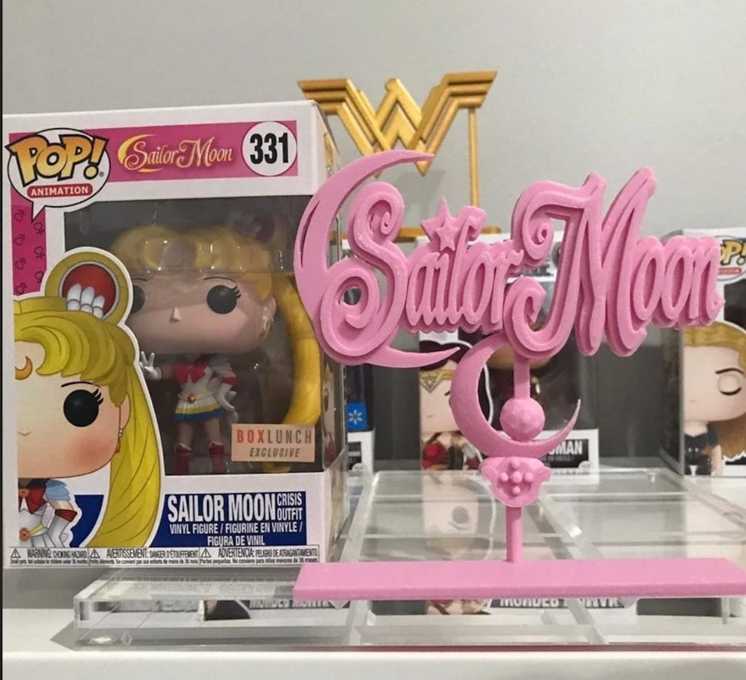 Sailor Moon Display Sign Stand| Many Colors Available | Sizes: Regular ...